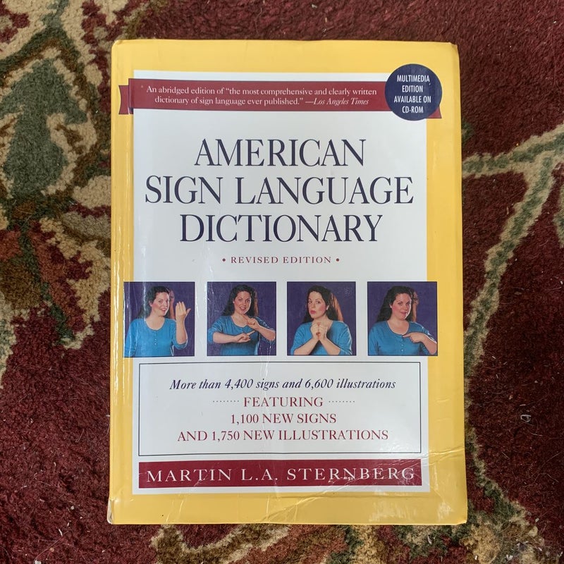 American Sign Language Dictionary-Flexi by Martin L. Sternberg ...