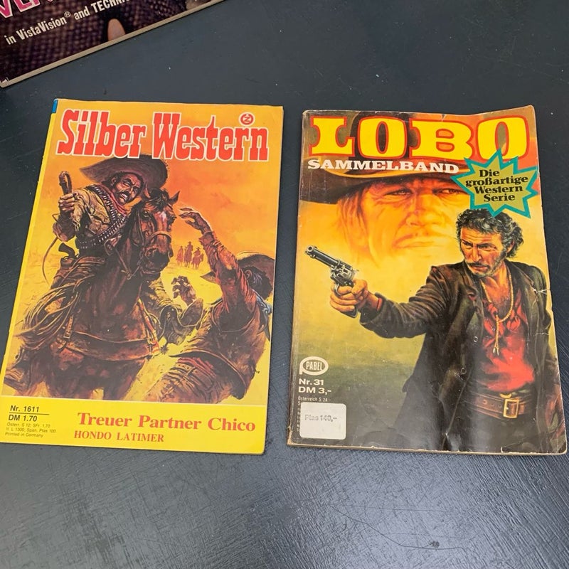 2 German Pulp Westerns from the 70s by Treuer Partner Chico, Paperback ...