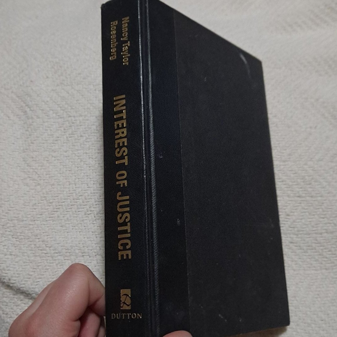 Interest of Justice by Nancy Taylor Rosenberg, Hardcover | Pangobooks