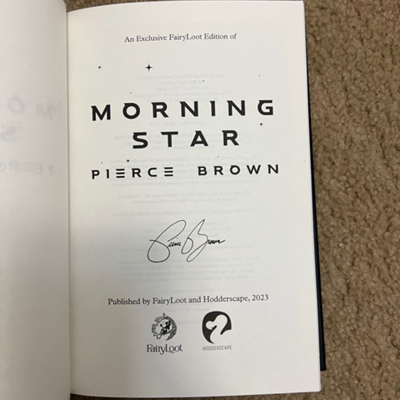 Fairyloot Red Rising by Pierce brown , Hardcover | Pangobooks