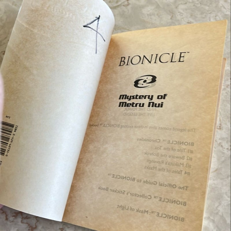 Mystery of Metru Nui by Greg Farshtey