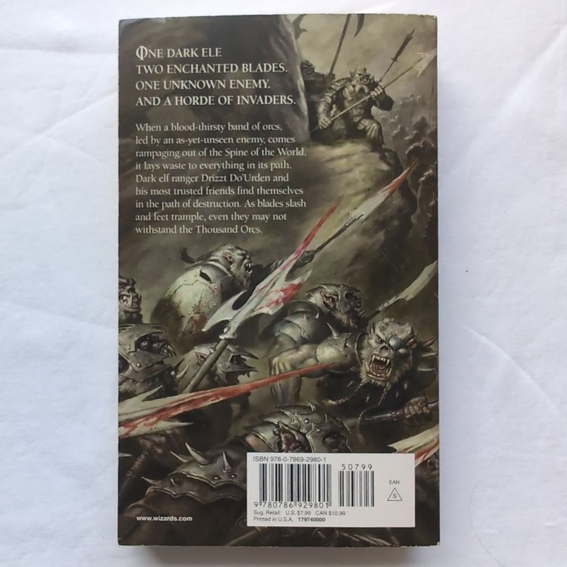 The Thousand Orcs by R. A. Salvatore