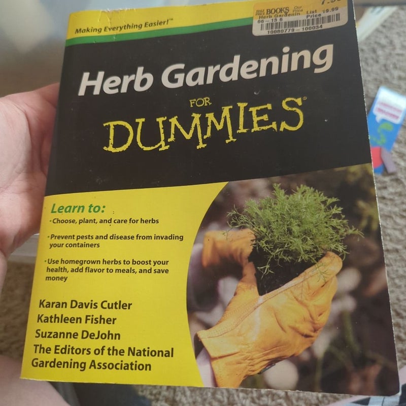 Herb Gardening for Dummies by Karan Davis Cutler; Kathleen Fisher ...