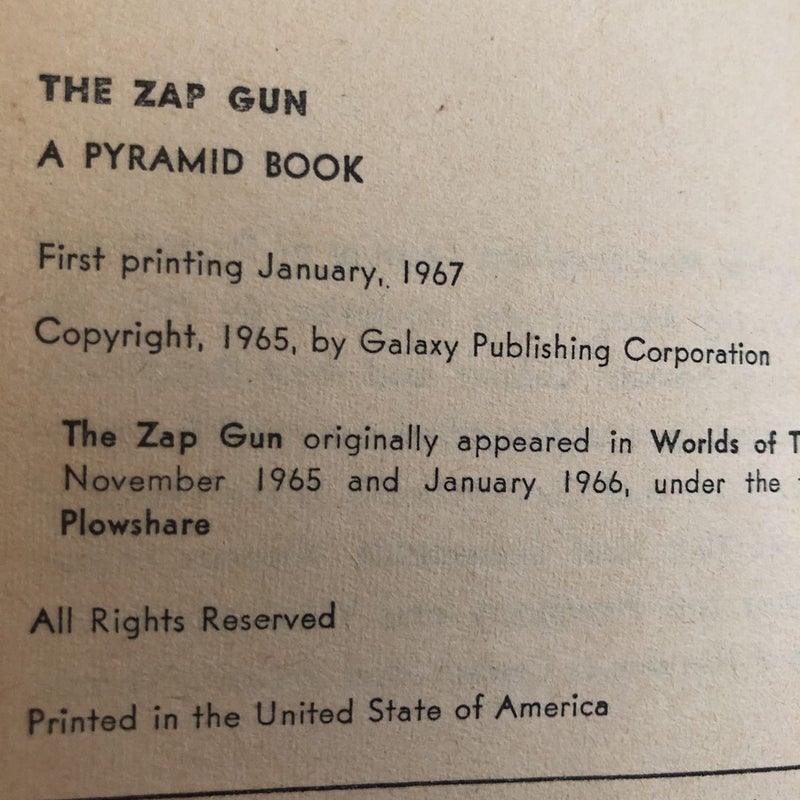 Zap Gun by Philip K. Dick, Paperback | Pangobooks