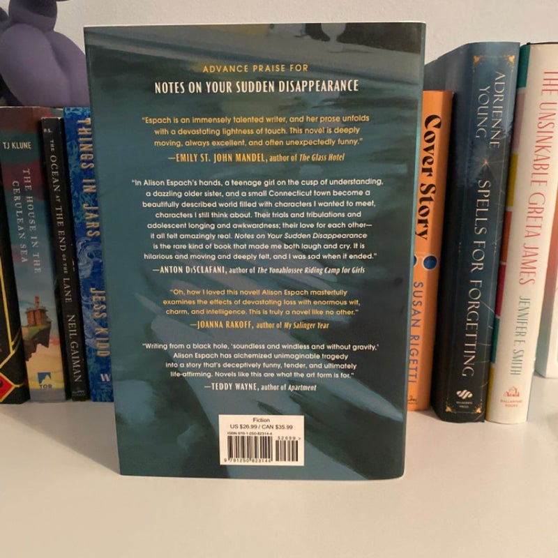 Notes on your Sudden Disappearance by Alison Espach, Hardcover | Pangobooks