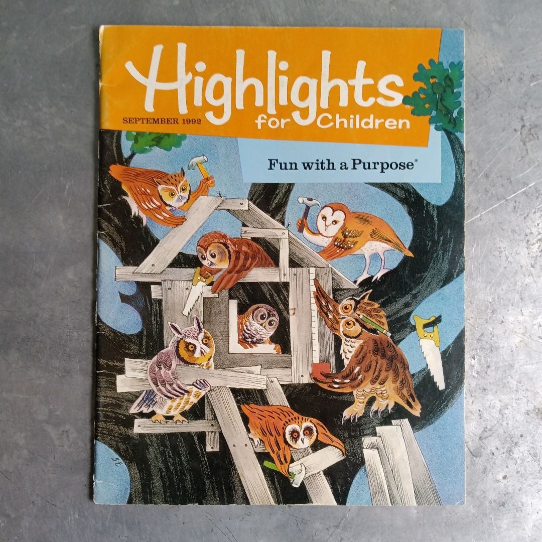 Highlights For Children - September 1992 by Garry C. Myers,Ph.D., and ...