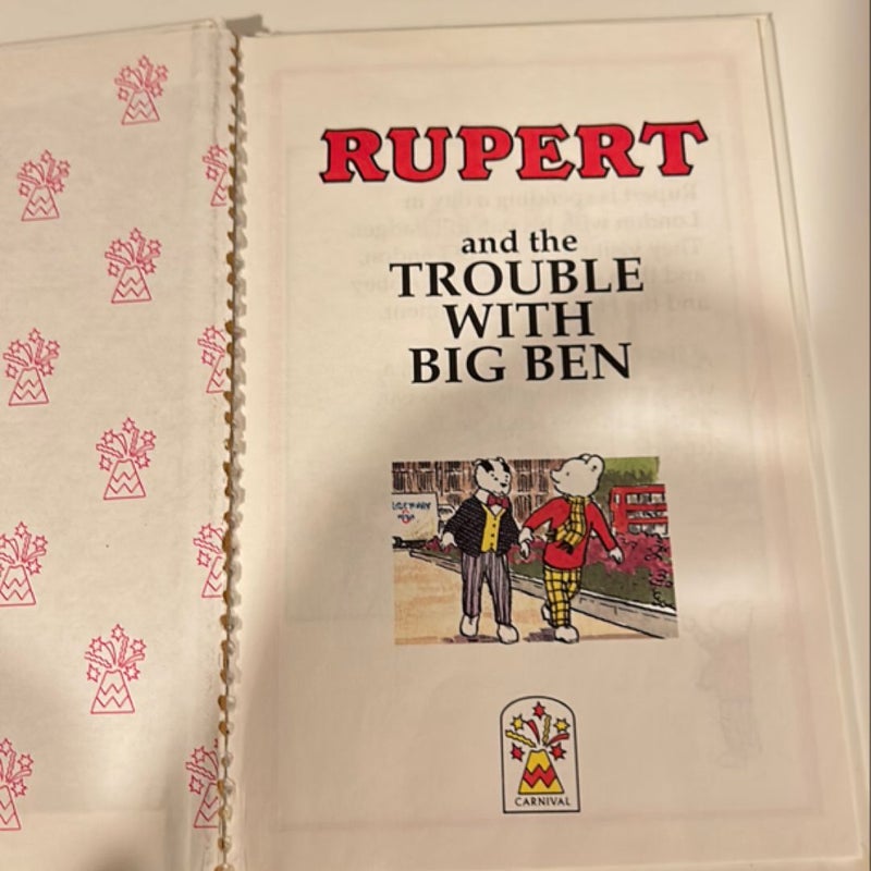 Rupert and the Trouble with Big Ben by Len Collis