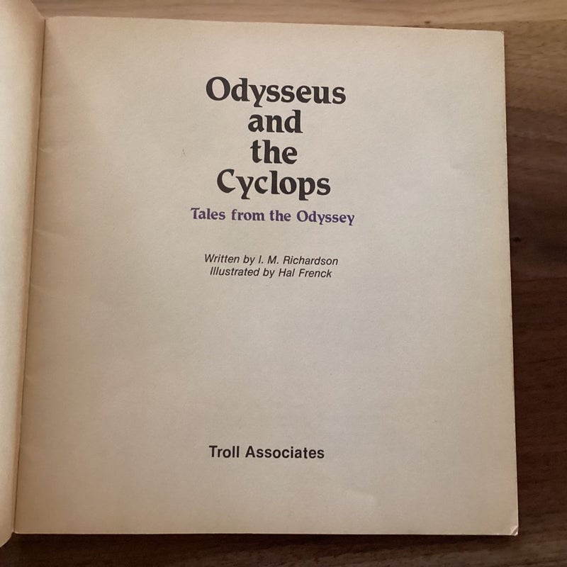 Odysseus and the Cyclops by Homer, I. M. Richardson