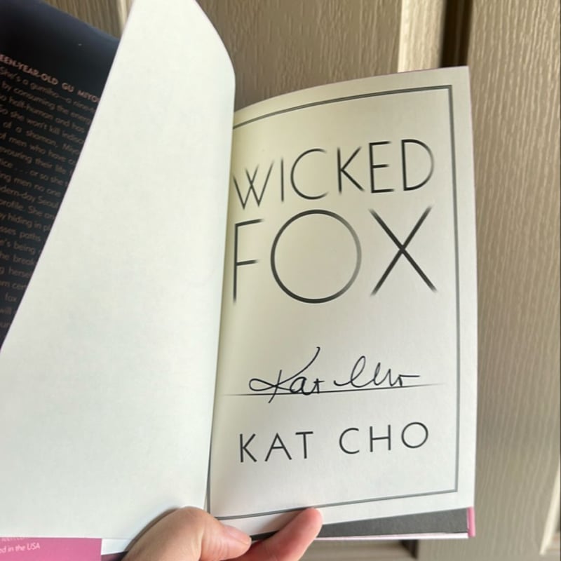 Wicked Fox by Kat Cho, Hardcover | Pangobooks