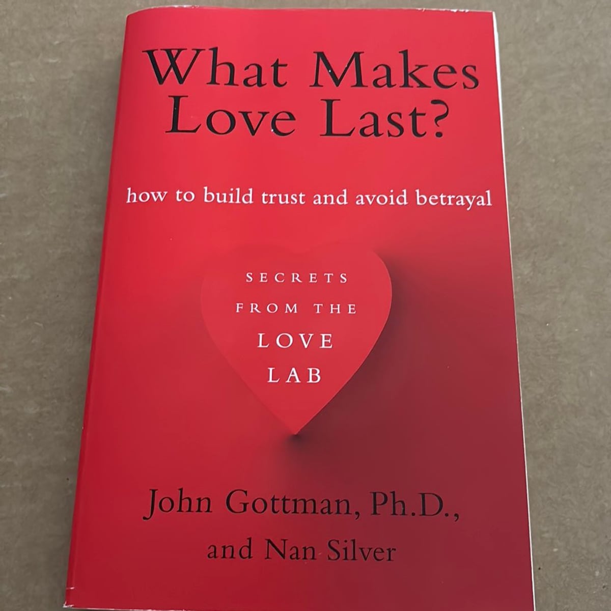 What Makes Love Last? by John Gottman, Nan Silver