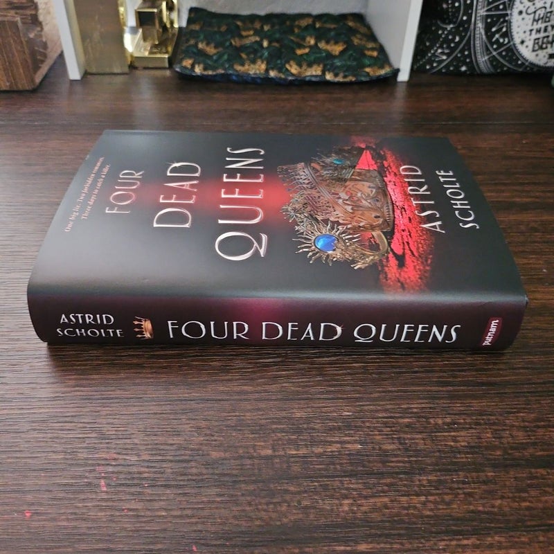 Owlcrate Four Dead Queens by Astrid Scholte, Hardcover | Pangobooks