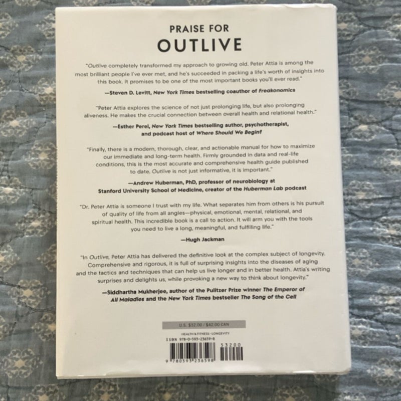 Outlive by Peter Attia, Bill Gifford