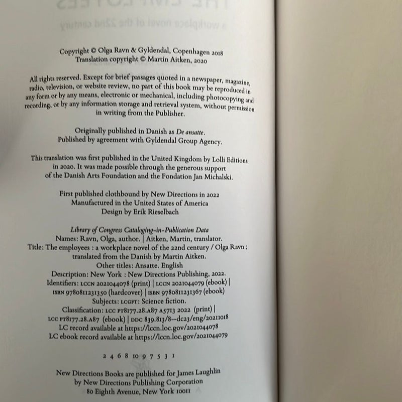 The Employees by Olga Ravn, Hardcover | Pangobooks