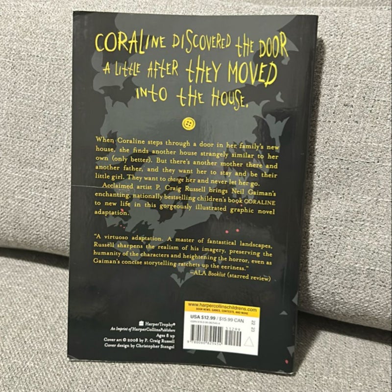 Coraline Graphic Novel by Neil Gaiman