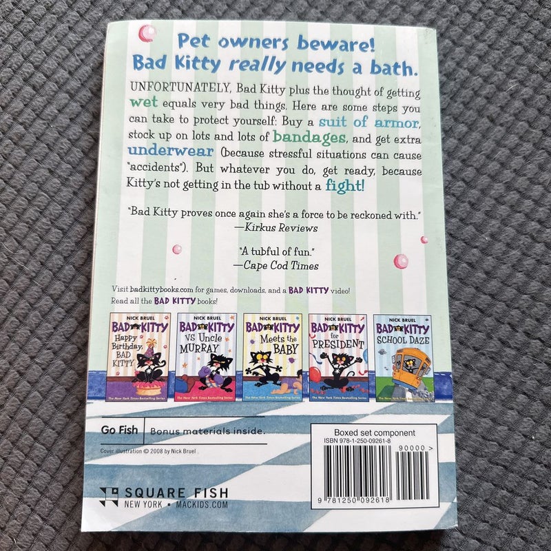 Bad Kitty Gets a Bath by Nick Bruel, Paperback | Pangobooks