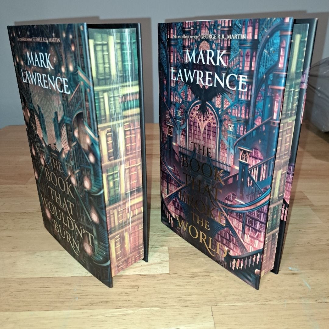 Locked Library special edition The Book That Wouldn't Burn and The Book ...