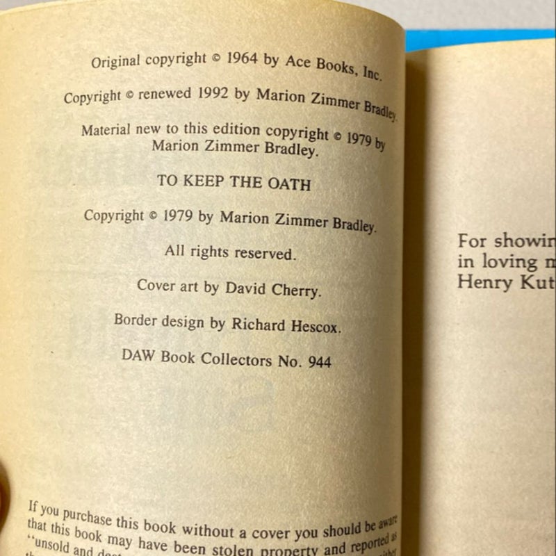 The Bloody Sun by Marion Zimmer Bradley