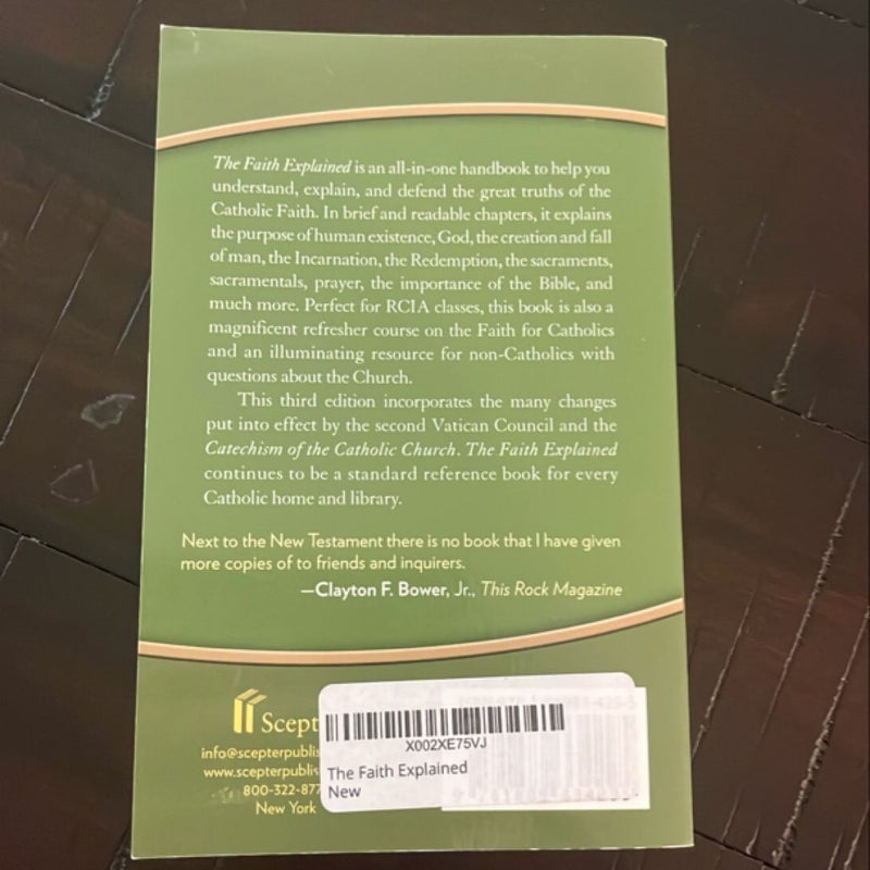 The Faith Explained by Leo J. Trese