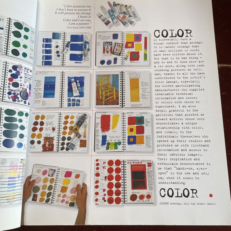 Artist’s Color Manual by Simon Jennings, Paperback | Pangobooks