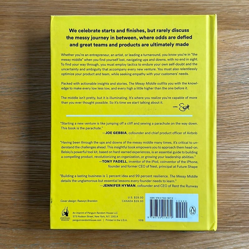 The Messy Middle by Scott Belsky, Hardcover | Pangobooks