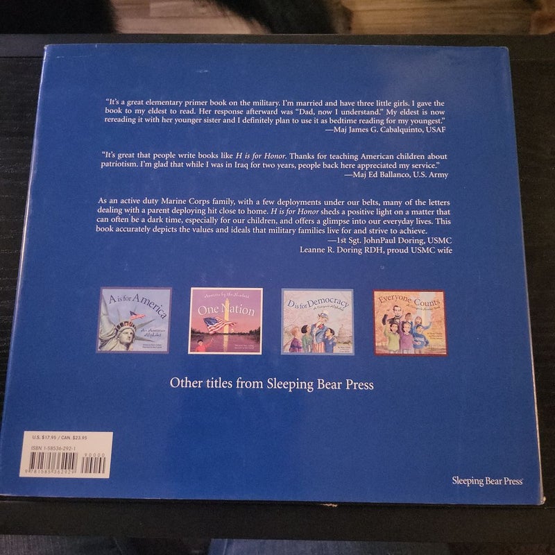 H Is for Honor by Devin Scillian, Hardcover | Pangobooks