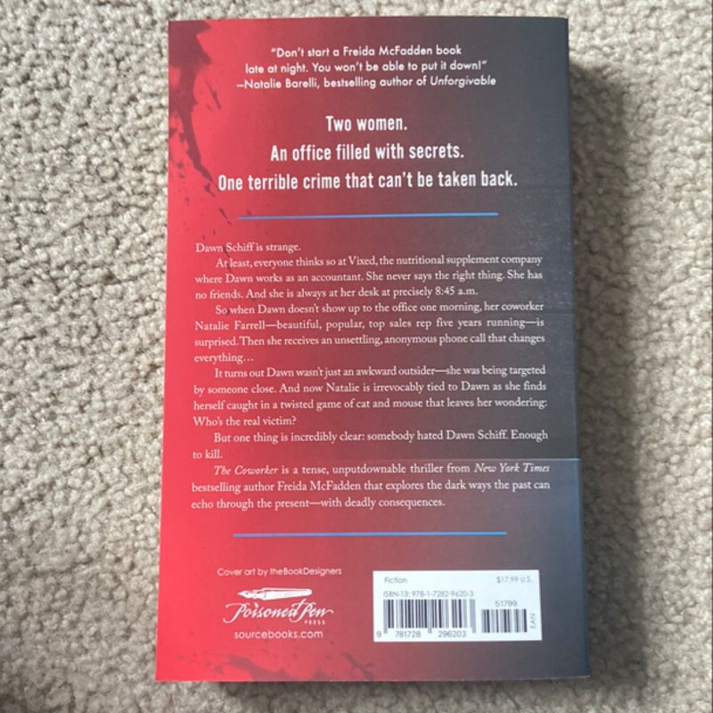 The Coworker by Freida McFadden, Paperback | Pangobooks