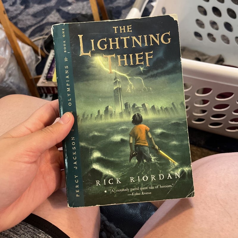 Percy Jackson Lightning Thief Book Cover