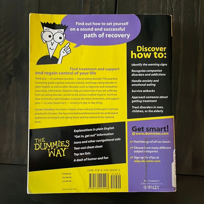 Eating Disorders for Dummies by Susan Schulherr, Paperback | Pangobooks