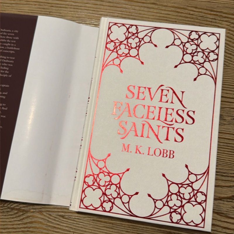 Seven Faceless Saints by M. K. Lobb, Hardcover | Pangobooks