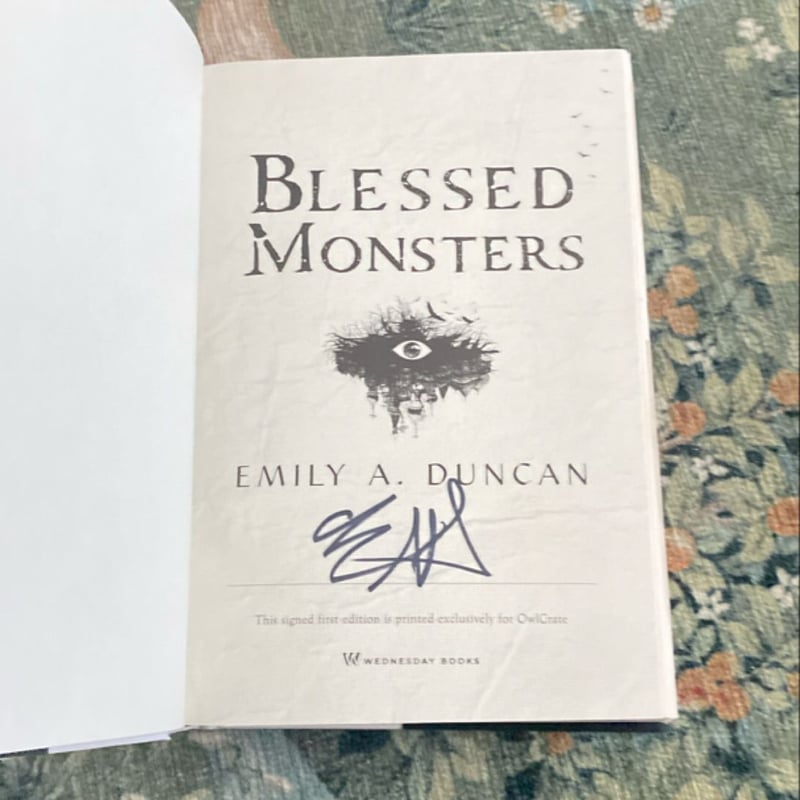 Blessed Monsters by Emily A Duncan, Hardcover | Pangobooks