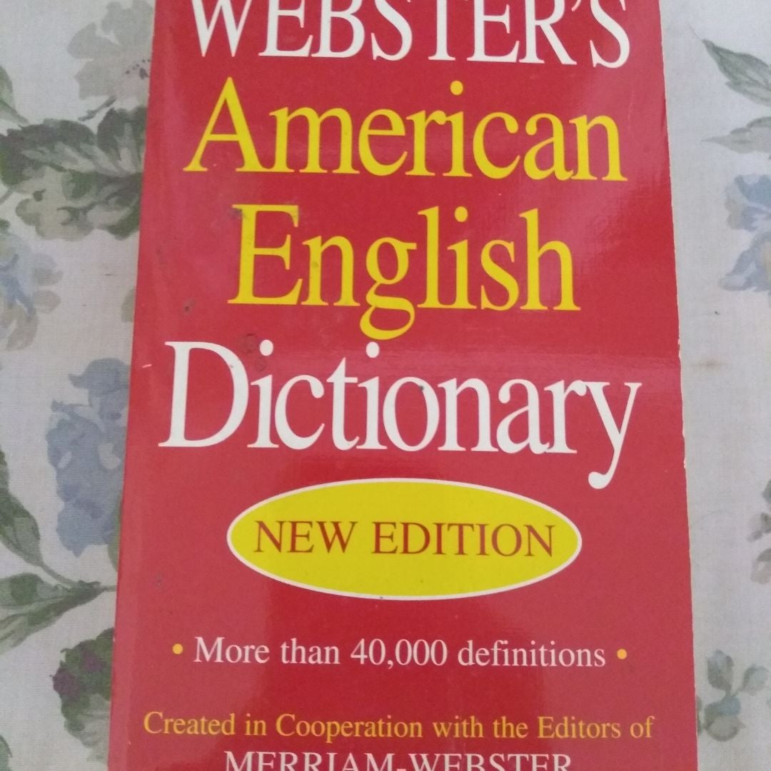 Webster's American English Dictionary by Merriam-Webster, Inc. Staff