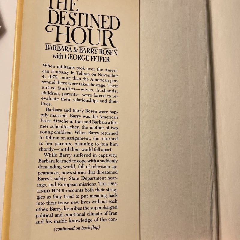 The Destined Hour by Barbara Rosen, Hardcover | Pangobooks