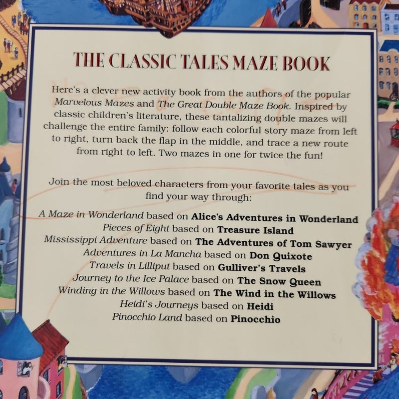 Classic Tales Maze Book by Juliet Snape, Charles Snape