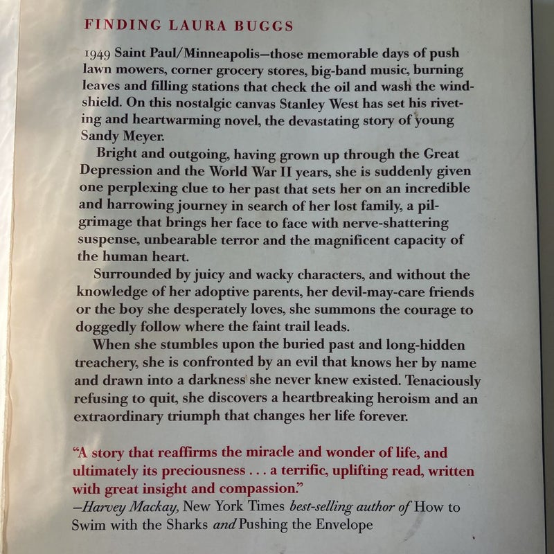 Finding Laura Buggs by Stanley Gordon West