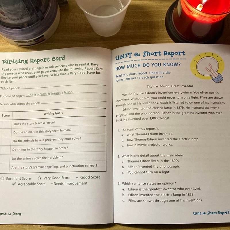 Writing Skills: Grade 3 (Flash Kids Harcourt Family Learning) by Flash ...