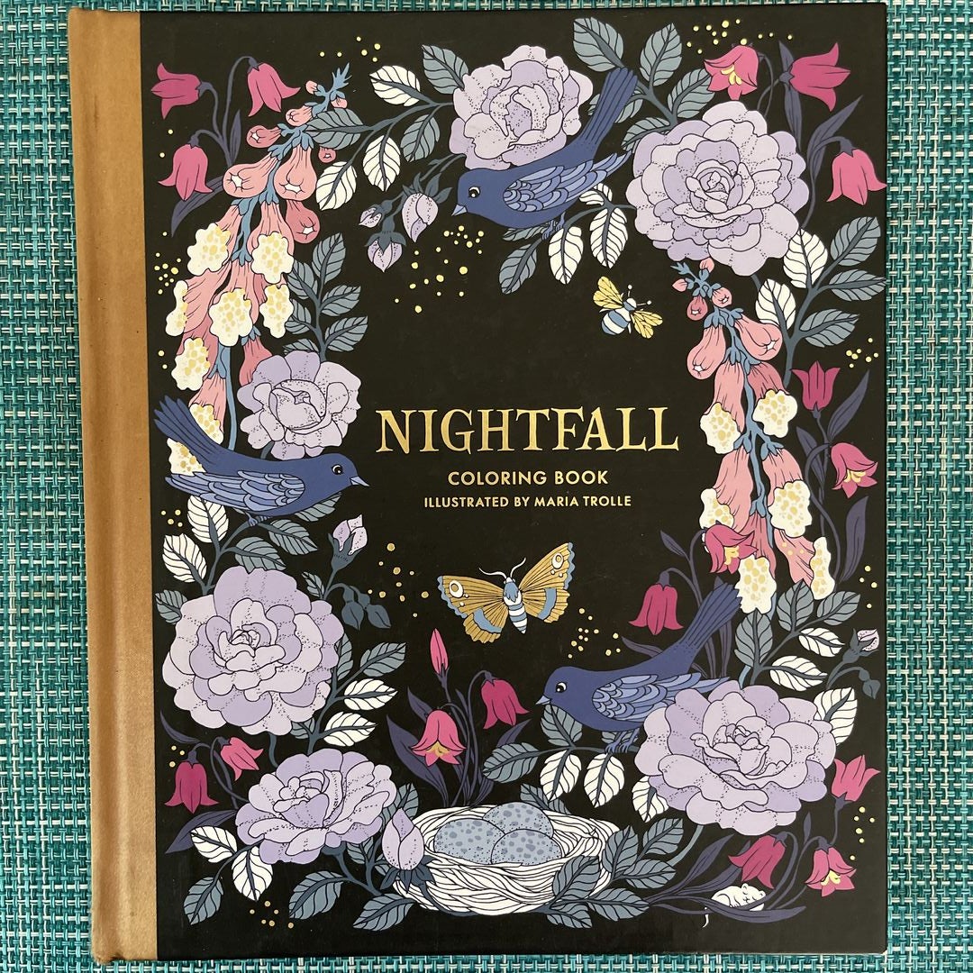 Nightfall Coloring Book by Maria Trolle