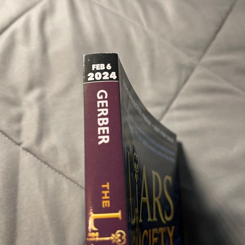 The Liars Society ARC by Alyson Gerber, Paperback | Pangobooks