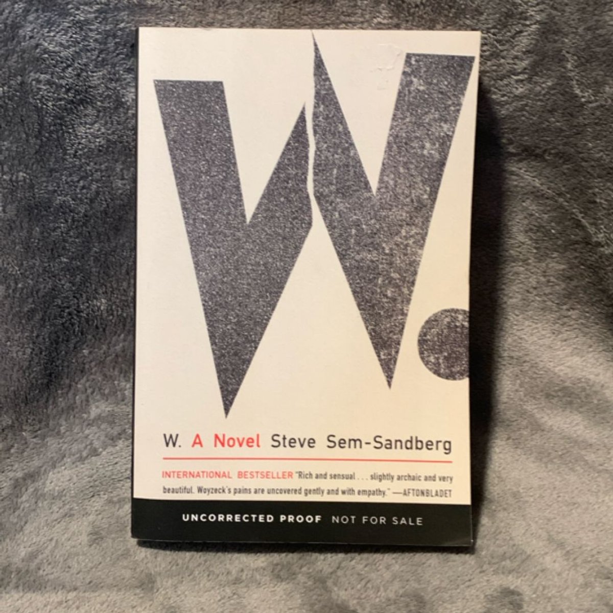 W. by Steve Sem-Sandberg, Saskia Vogel