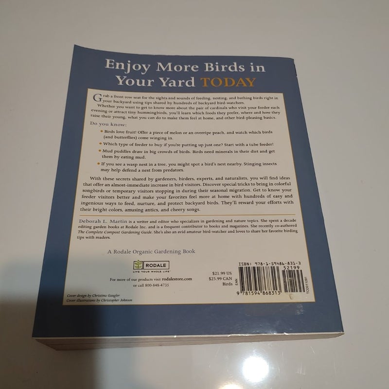 Best-Ever Backyard Birding Tips by Deborah L. Martin