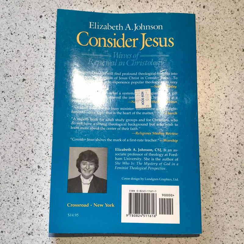 Consider Jesus by Elizabeth A. Johnson, Paperback | Pangobooks