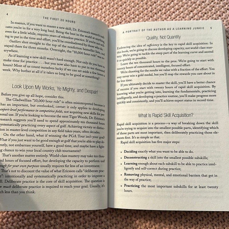 The First 20 Hours by Josh Kaufman