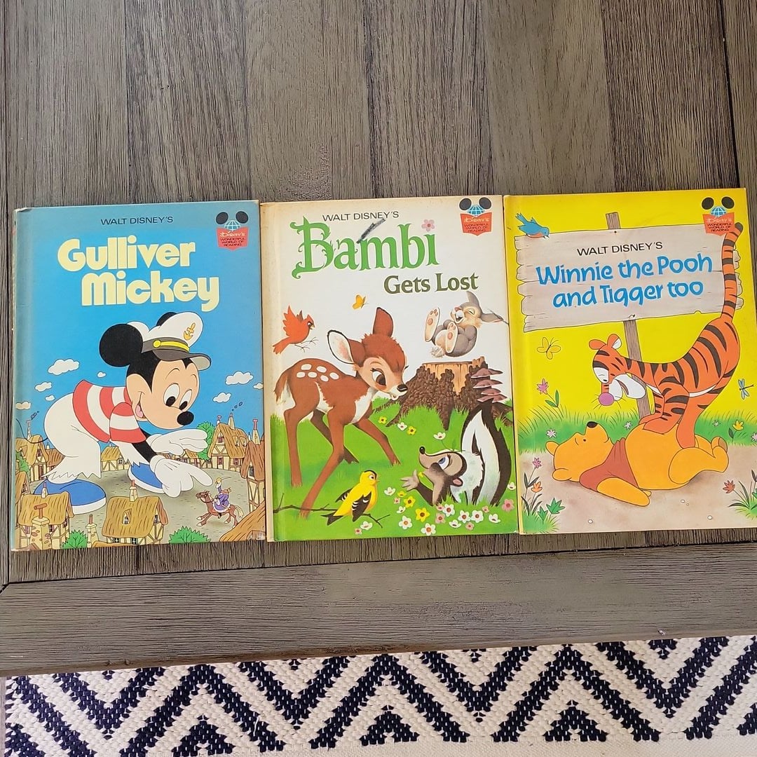 3 VINTAGE DISNEY BOOKS by Various, Hardcover | Pangobooks