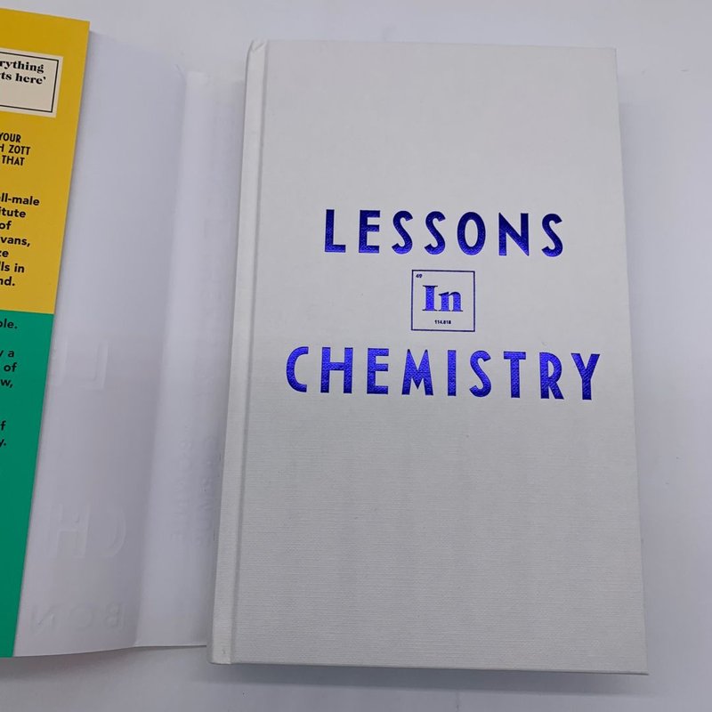 Waterstones Exclusive Lessons in Chemistry Signed Sprayed Edges by ...