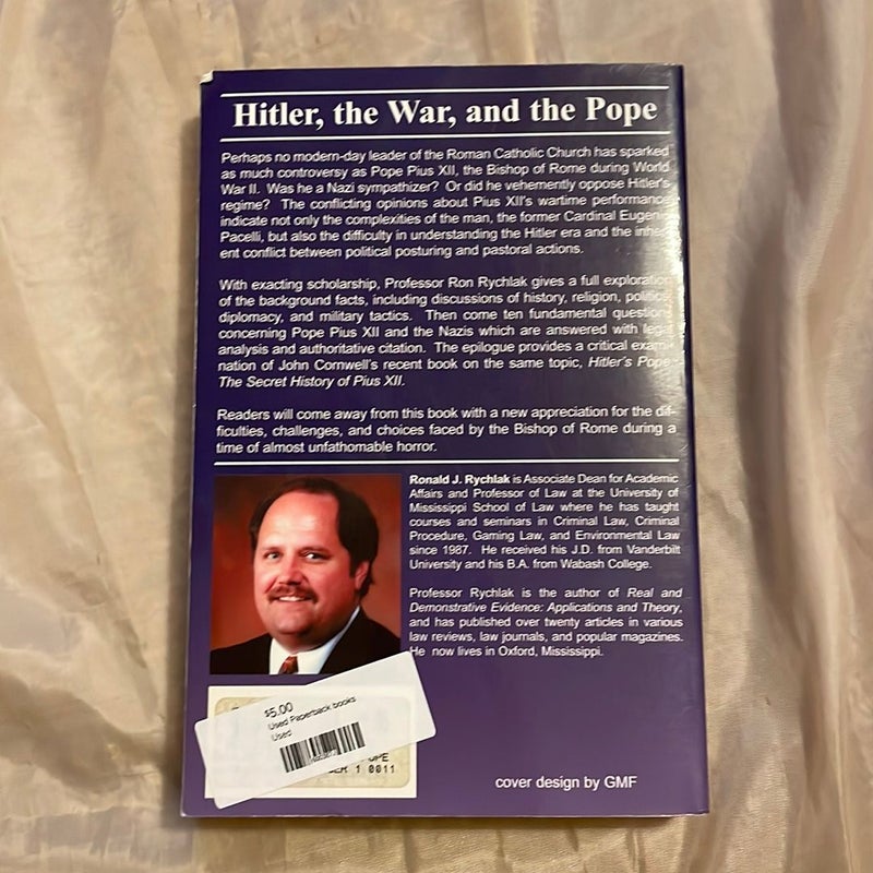 Hitler, the War, and the Pope by Ronald J. Rychlak, Paperback | Pangobooks