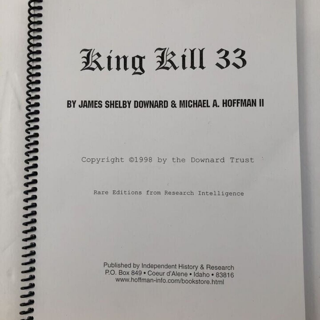 King Kill 33 by James Shelby & Michael A. Hoffman, Paperback | Pangobooks
