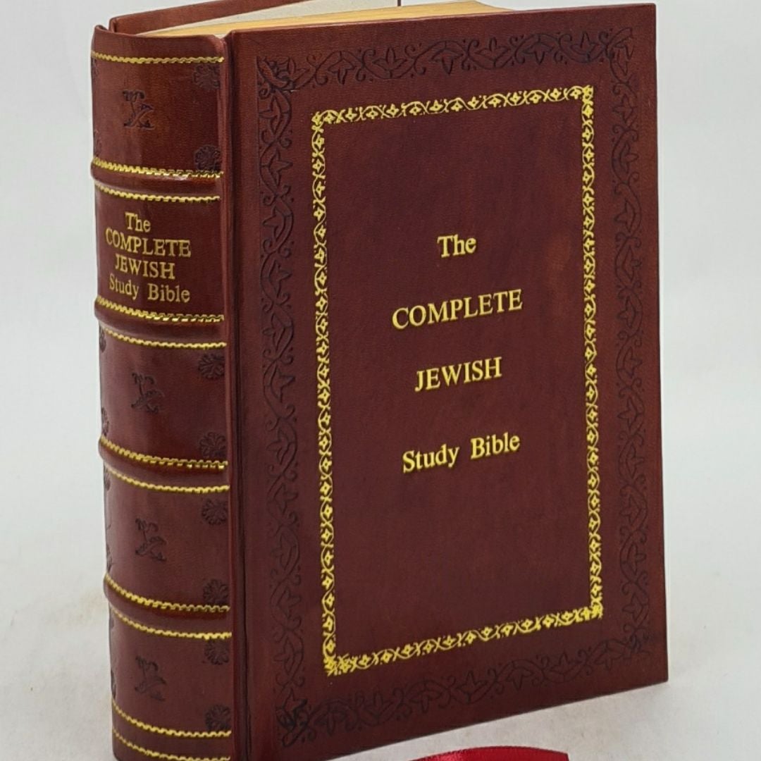 The Complete Jewish Study Bible Illuminati by Rabbi Barry Rubin Leather ...