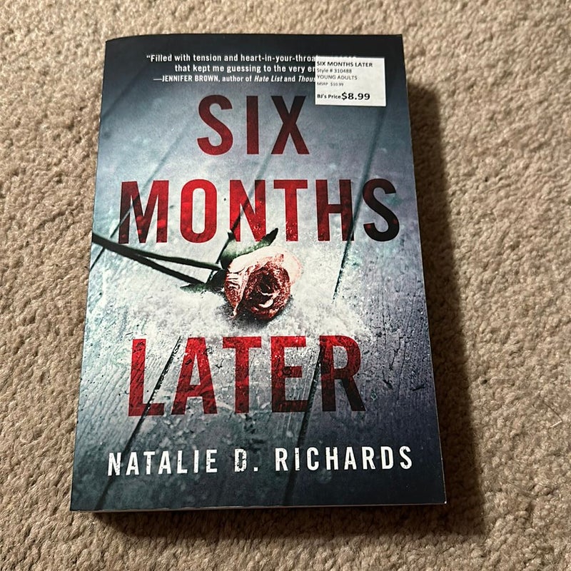 Six Months Later by Natalie D. Richards, Paperback | Pangobooks