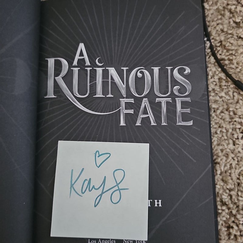 A Ruinous Fate by Kaylie Smith