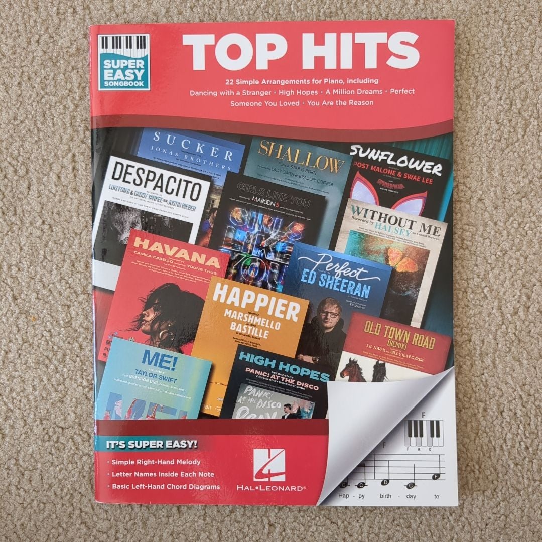 Top Hits - Super Easy Songbook by Hal Leonard Corp. Staff
