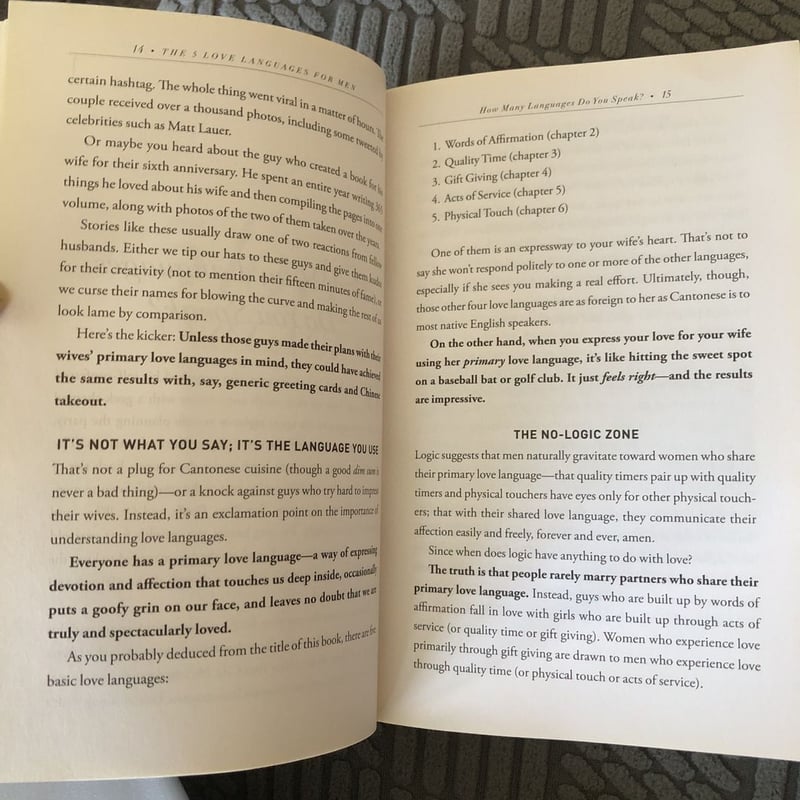 The 5 Love Languages for Men by Gary Chapman, Randy E. Southern